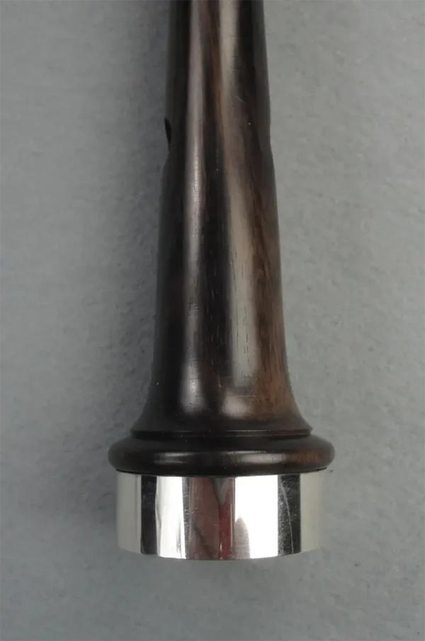 Naill Solo Blackwood Pipe Chanter, Silver Band - McGillivray Piping Inc.